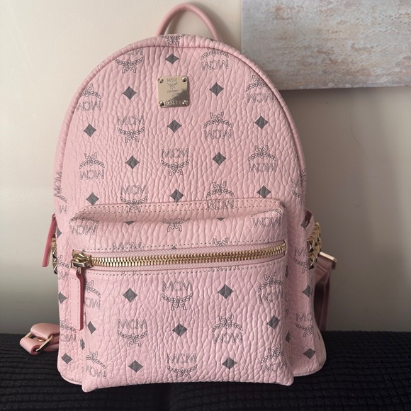 MCM | Bags | Mcm Backpack In Baby Pink | Poshmark
